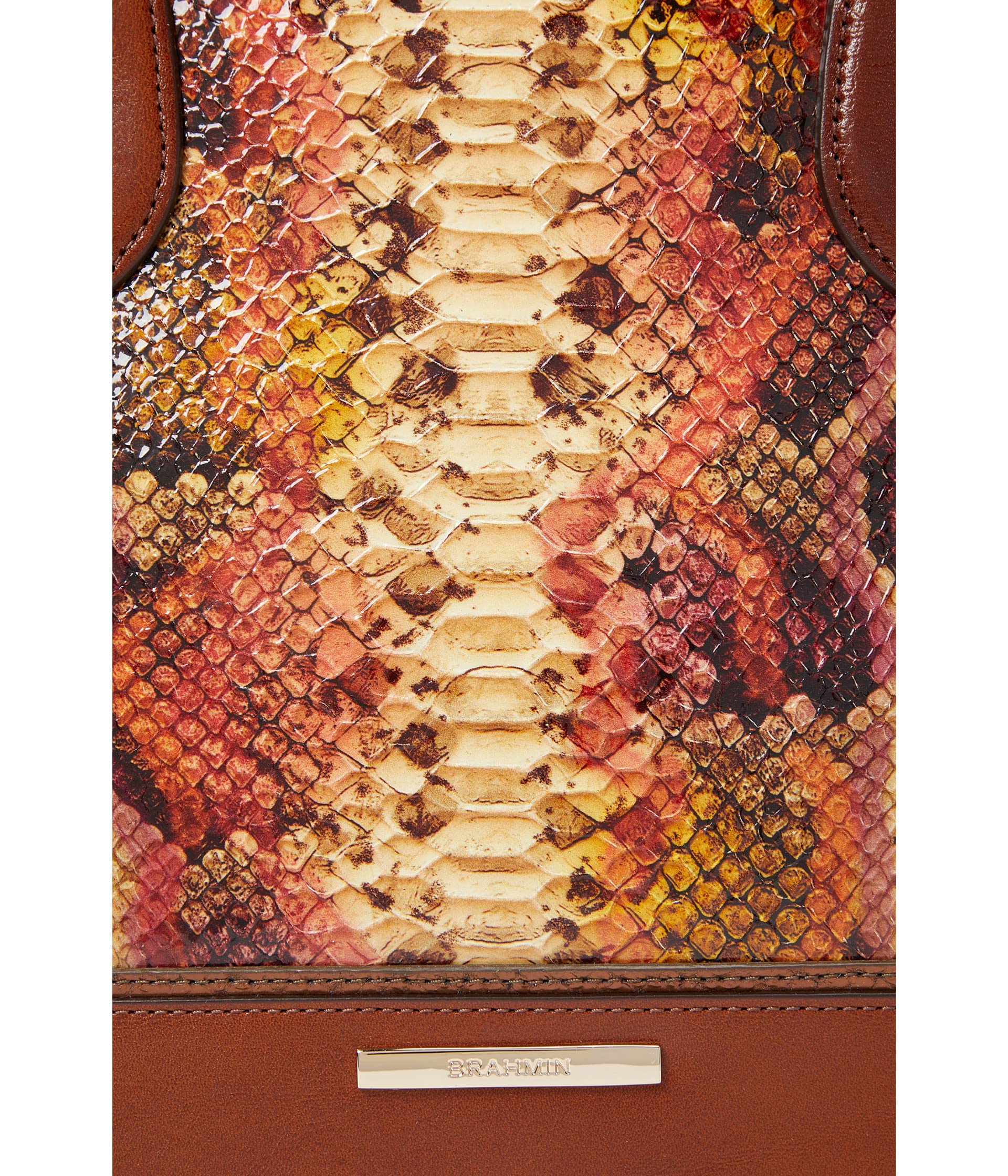 BRAHMIN Bridgeport Georgina Satchel Multi One Size