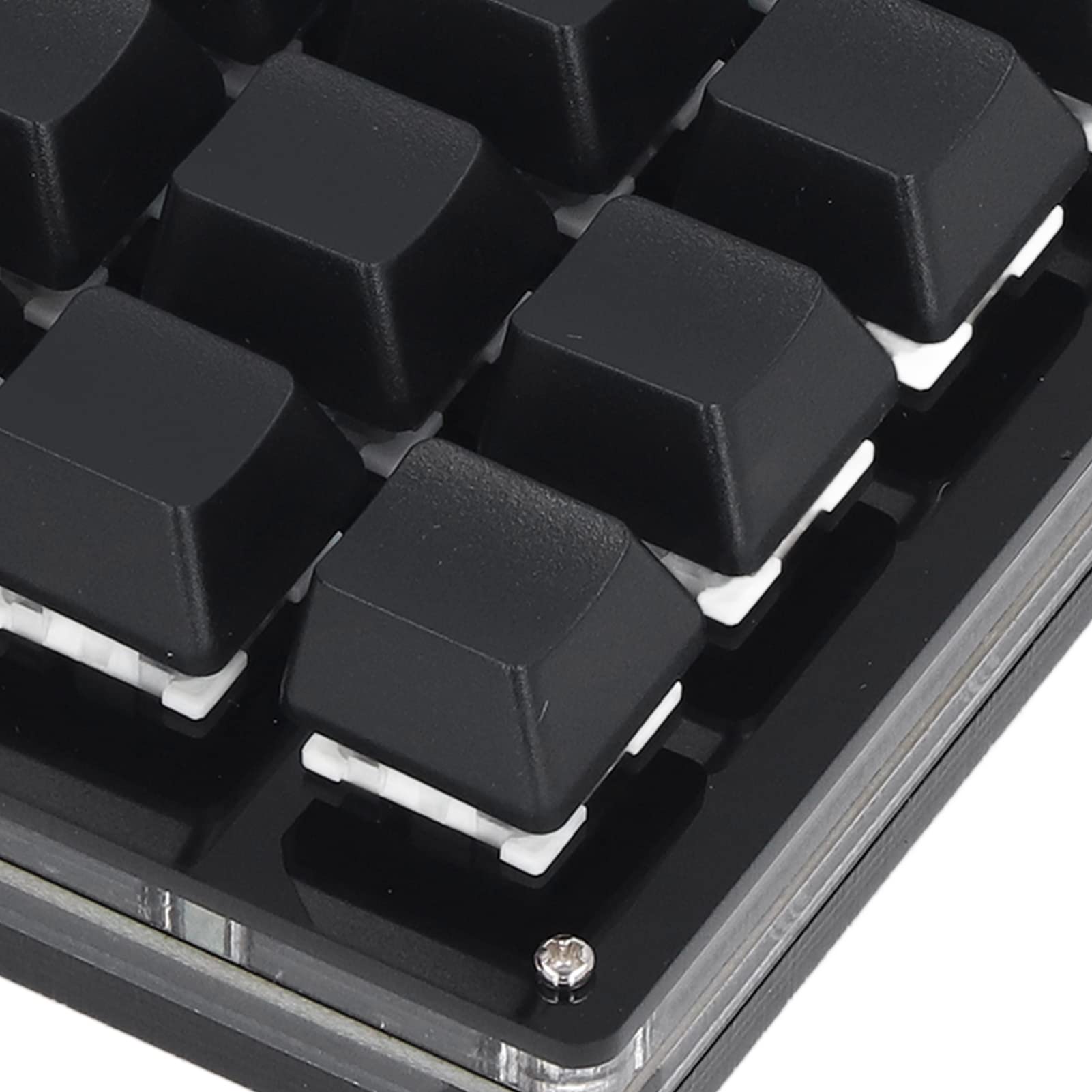 DAUERHAFT PC Gaming Keyboard, Portable Programmable Computer Keyboard and Mechanical Gaming Keyboard, Customizable Mechanical Keyboard and Computer Game Hardware with 1 USB Cable, 12 Keys, 2 Buttons