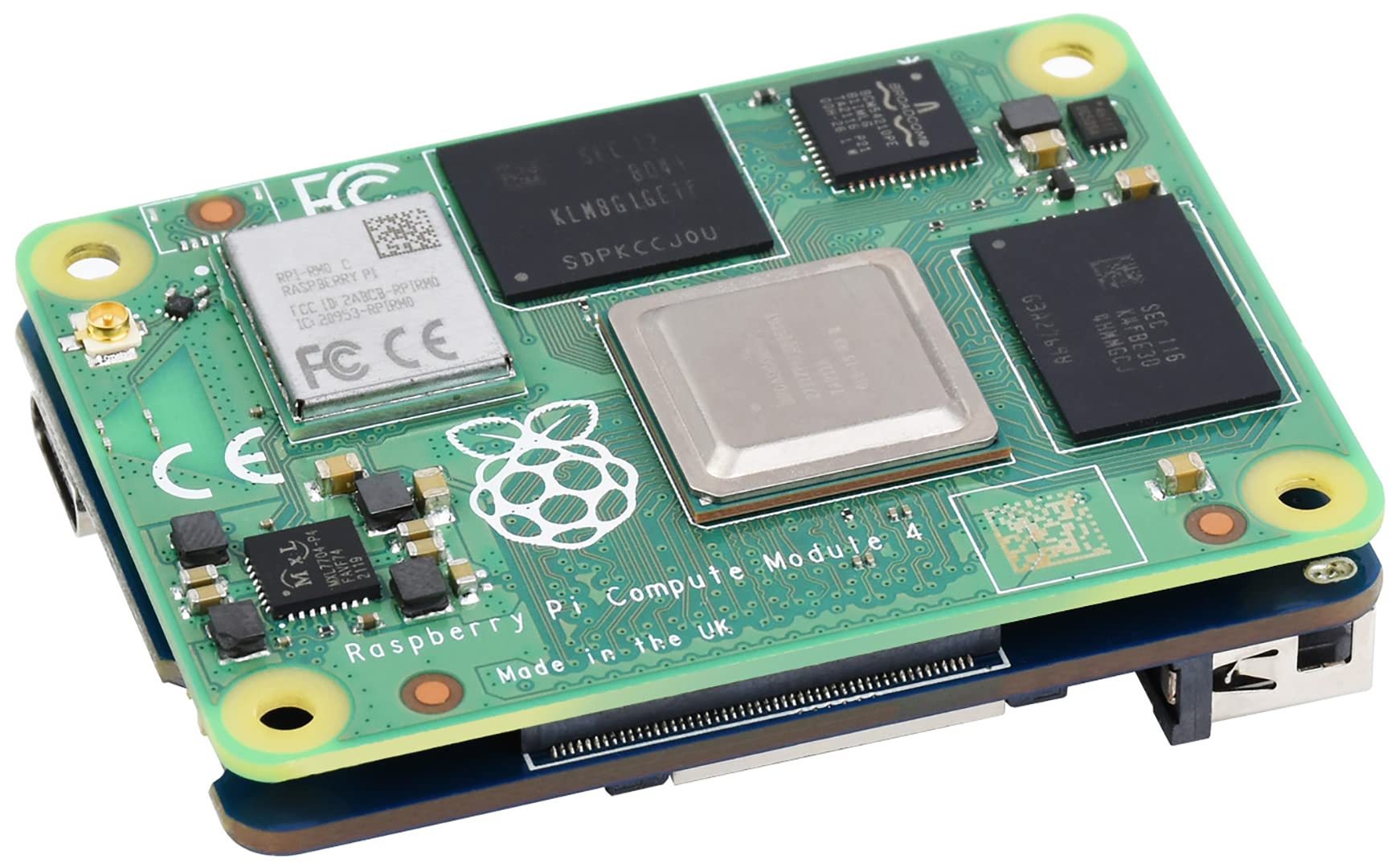 Nano Base Board (A) for Raspberry Pi Compute Module 4 Lite/eMMC,with Raspberry Pi 40PIN GPIO Interface, USB 2.0, MIPI CSI-2 Port
