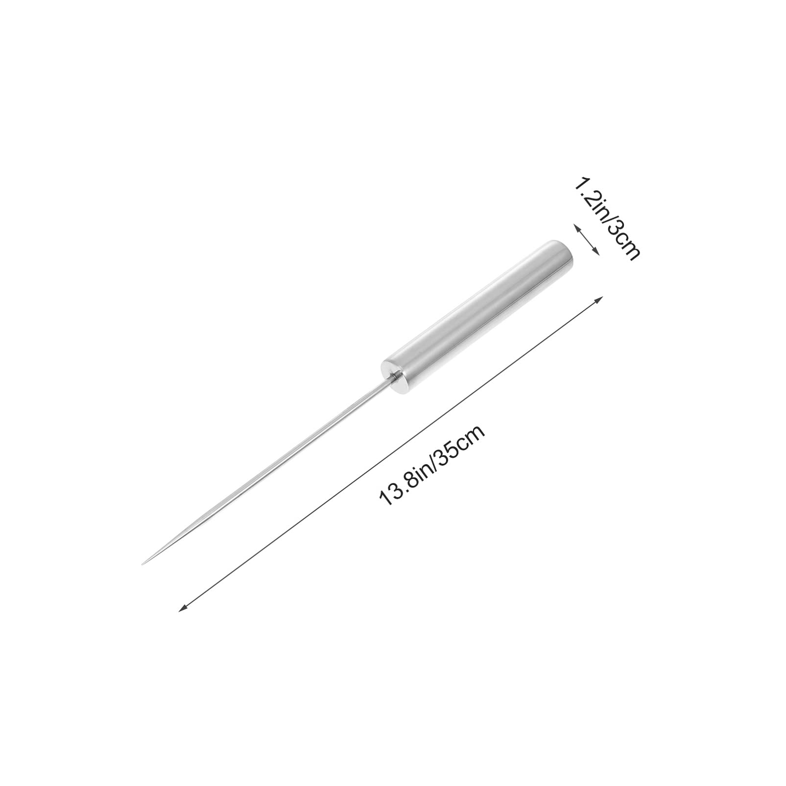 DOITOOL Stainless Steel Ice Pick Ice Crusher Ice Chisel Removal Pick Crushed Ice Tool for Kitchen Bars Bartender Picnics Camping And Restaurant 14 inch