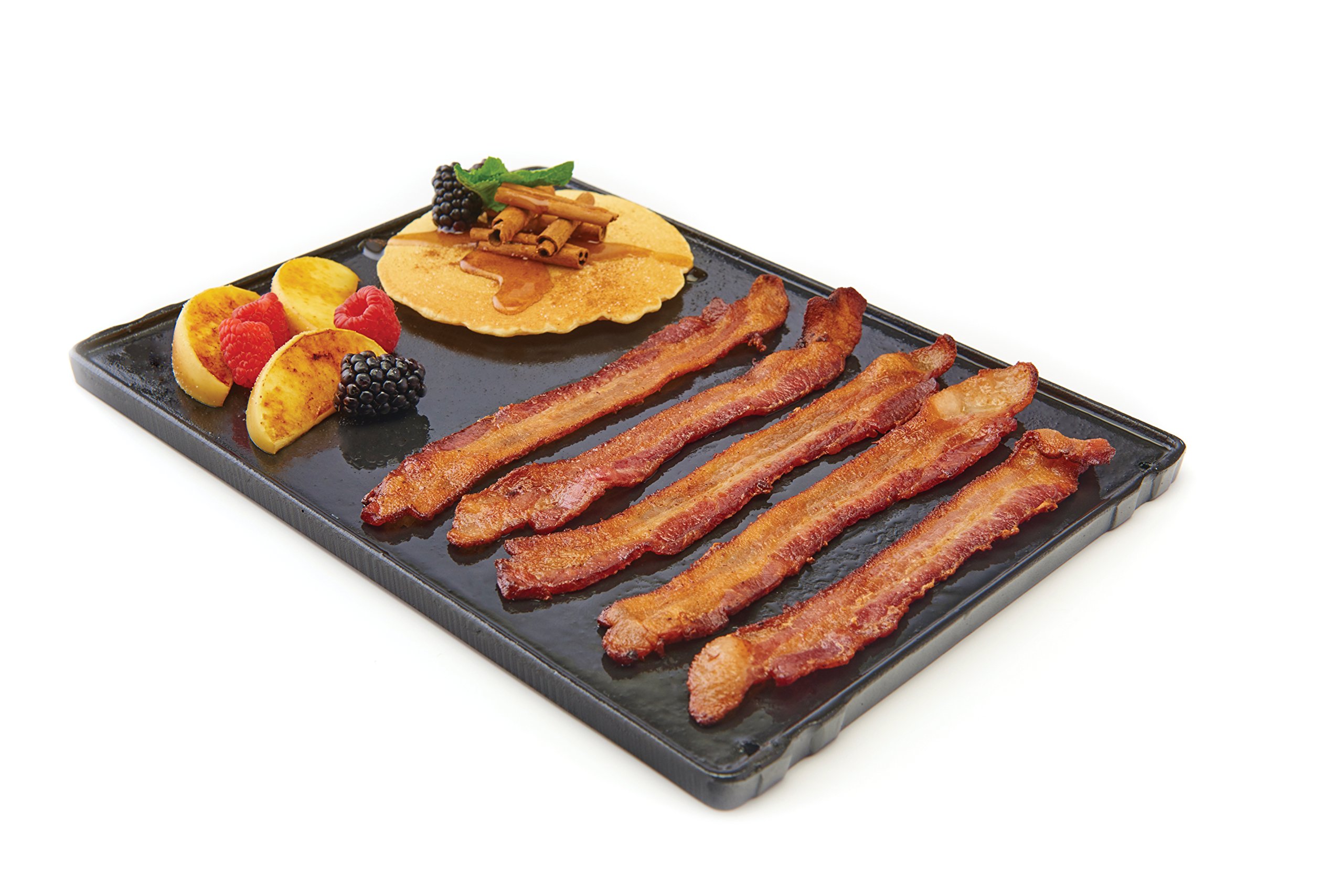 GrillPro 91212 Universal Cast Iron Griddle, 13-Inches X 9.25-Inches, Black