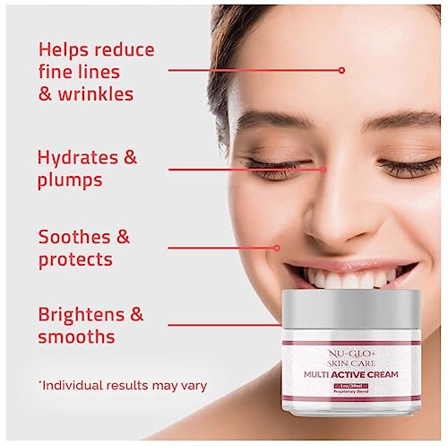 Nu-Glo Cream - Nu Glo Skincare Face Cream, NuGlo Multi Active Cream (1 Pack)