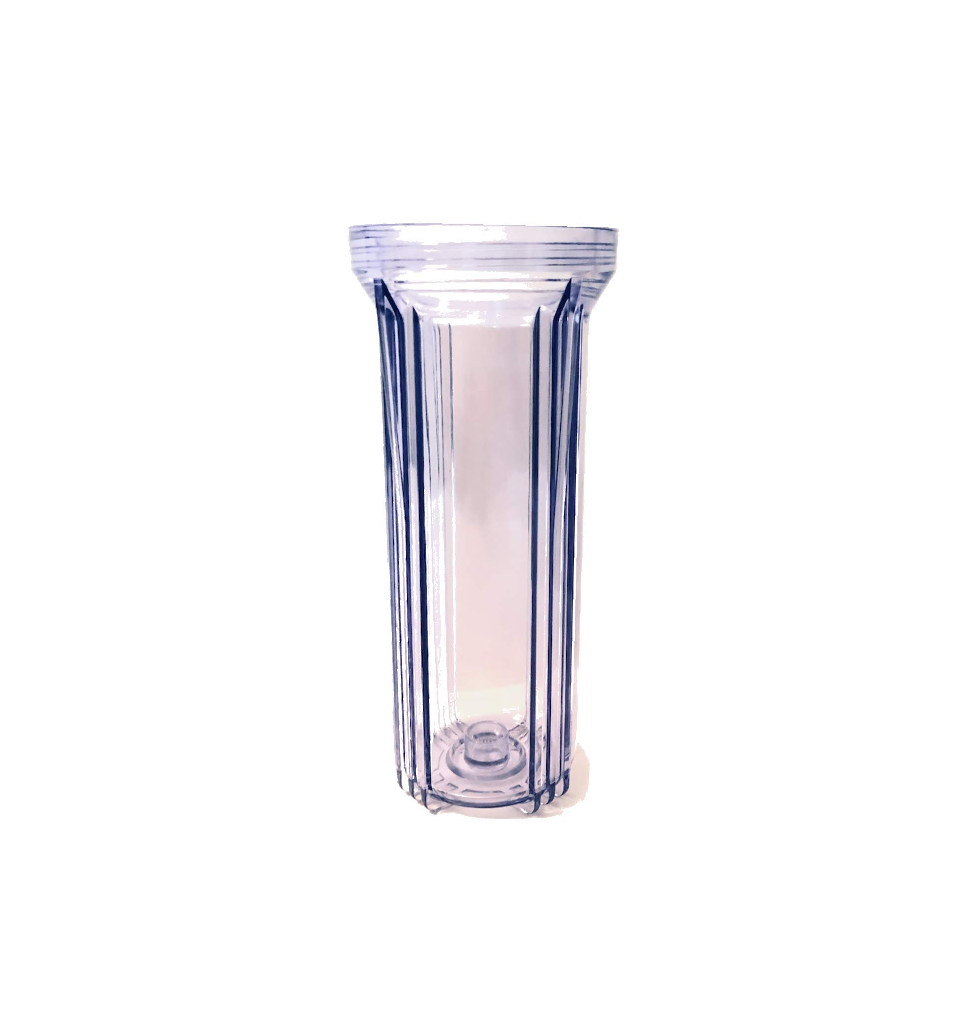 Bluonics undersink reverse osmosis system replacement clear canister 2.5"x10"