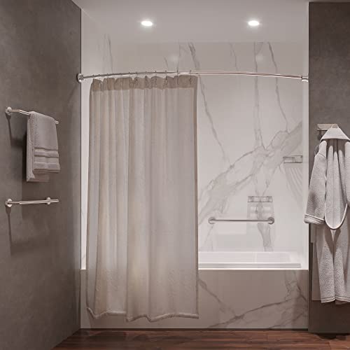 Gatco 1284 Modern Glam Double Hook, Chrome/Wall Mounted Two Hooks with 6.50" Mounting Base