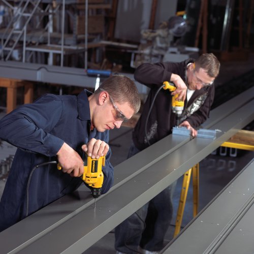 DEWALT Drill, 8.0-Amp, 3/8-Inch, heavyduty Variable Speed Trigger, Mid-Handle Grip for Comfort, Corded (DWD115K ),Yellow