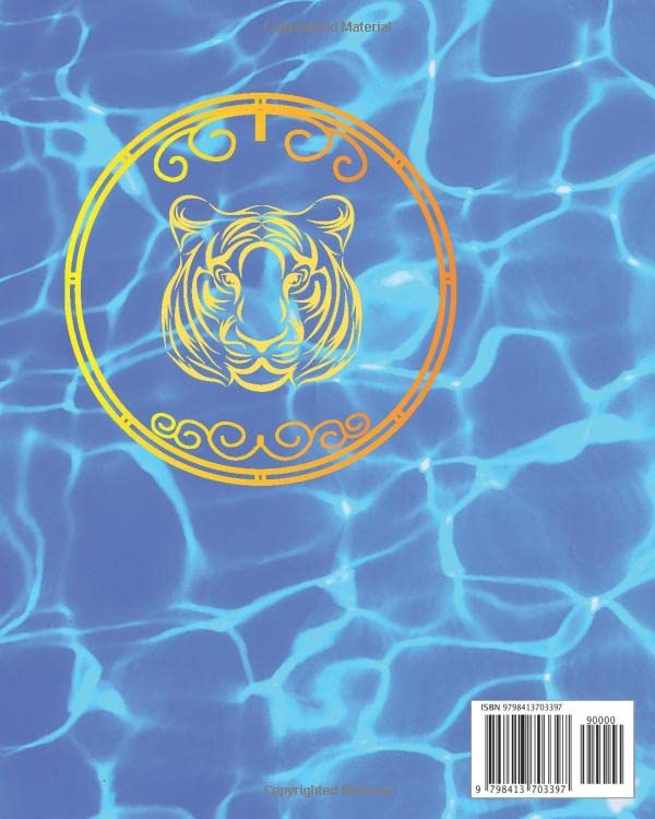 CELEBRATE TIGER YEAR 2022, 365 Pages NOTEBOOK, GLOSSY COVER, 8 X 10, Lined White Sheets: 2022 TIGER YEAR