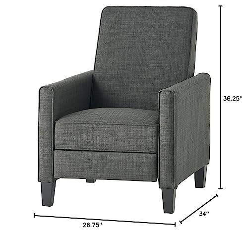 Great Deal Furniture Lucas Grey Recliner Club Chair