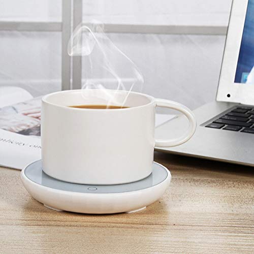 Coffee Cup Warmer, Electric Coffee Warmer Plate for Office Home Desk Use, Tea Mug Warmer for Coffee Milk Tea Water Cocoa, Auto Power Off(US)