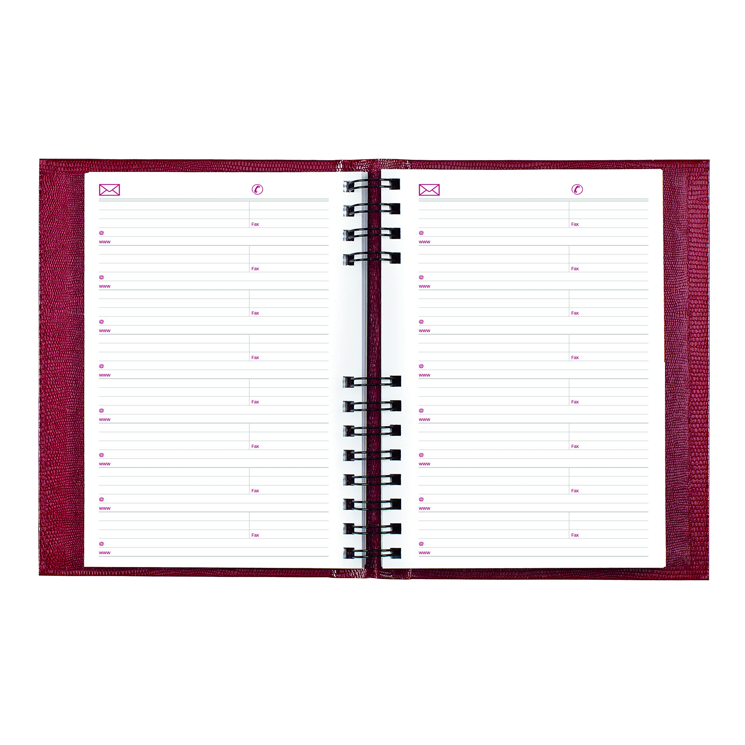 Brownline 2023 CoilPro Daily/Monthly Planner, Untimed Journal, 12 Months, January to December, Twin-Wire Binding, 8.25" x 5.75", Bright Red (CB389C.RED-23)