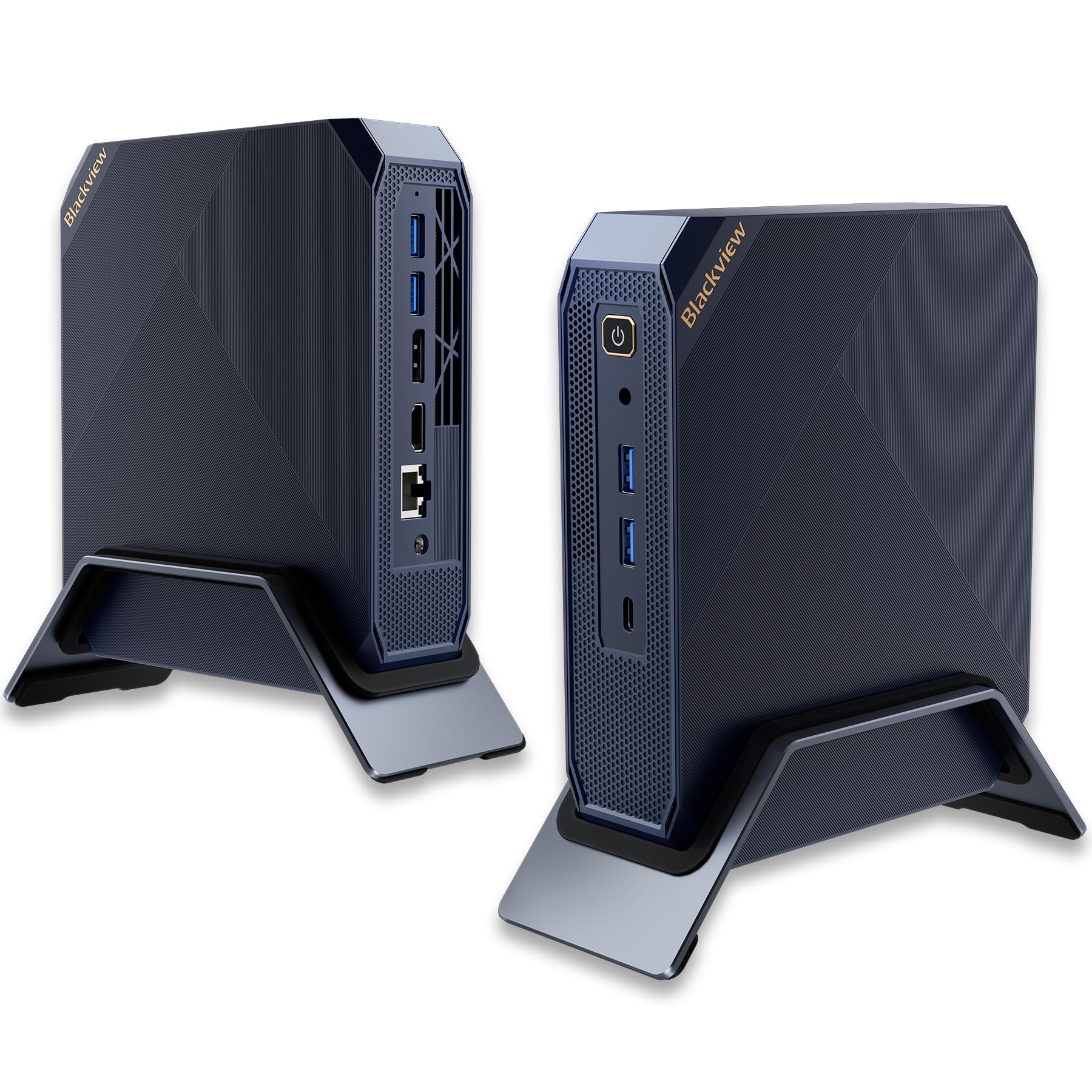 Blackview Mini Gaming PC, MP200 Intel i5-11400H(4.50GHz) Mini PC, 16GB DDR4 512GB SSD, 6 Cores 12 Threads, Mini Desktop Computer 4K-Triple-Screen, Gigabit Ethernet, WiFi6 BT5.2 USB3.0×4