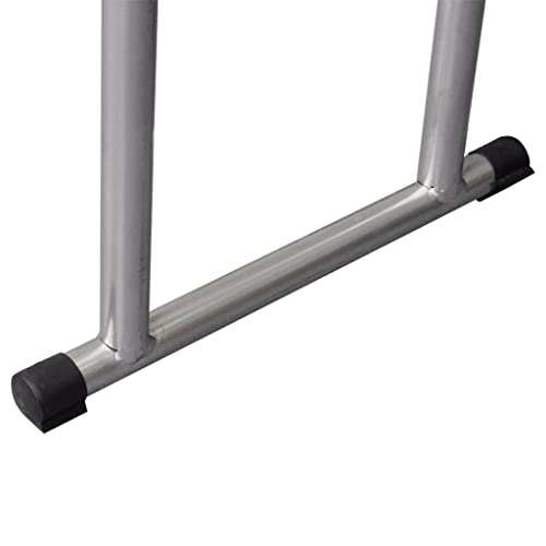 GOLINPEILO Foldable Breakfast Bar Set with 2 Chairs, MDF Table with 2 Shelves and Two Chairs with Steel Frame for Dining Room Kitchen Bar Breakfast