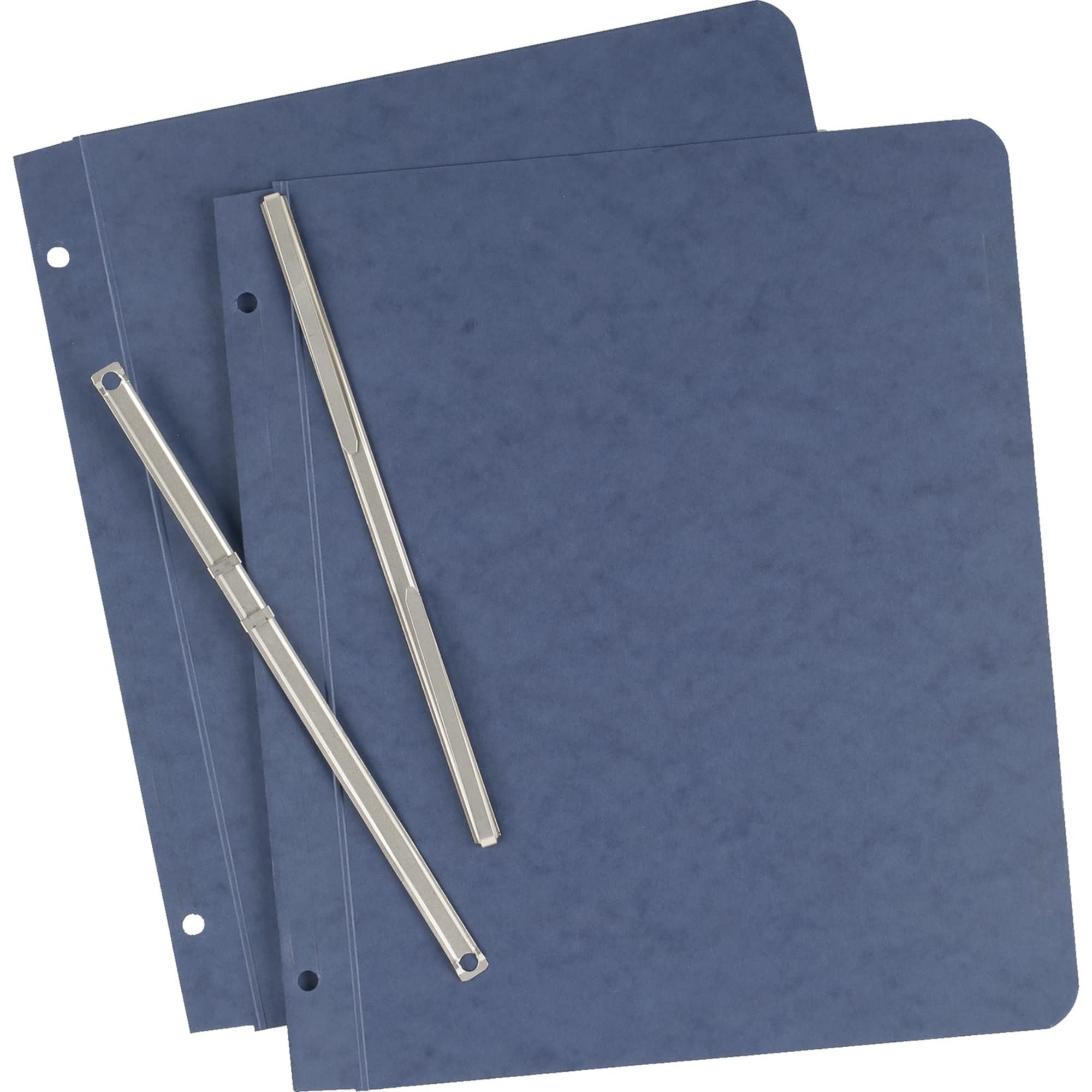 Office Depot Pressboard Side-Bound Report Binders With Fasteners, Dark Blue, 60% Recycled, Pack Of 10, A7025127