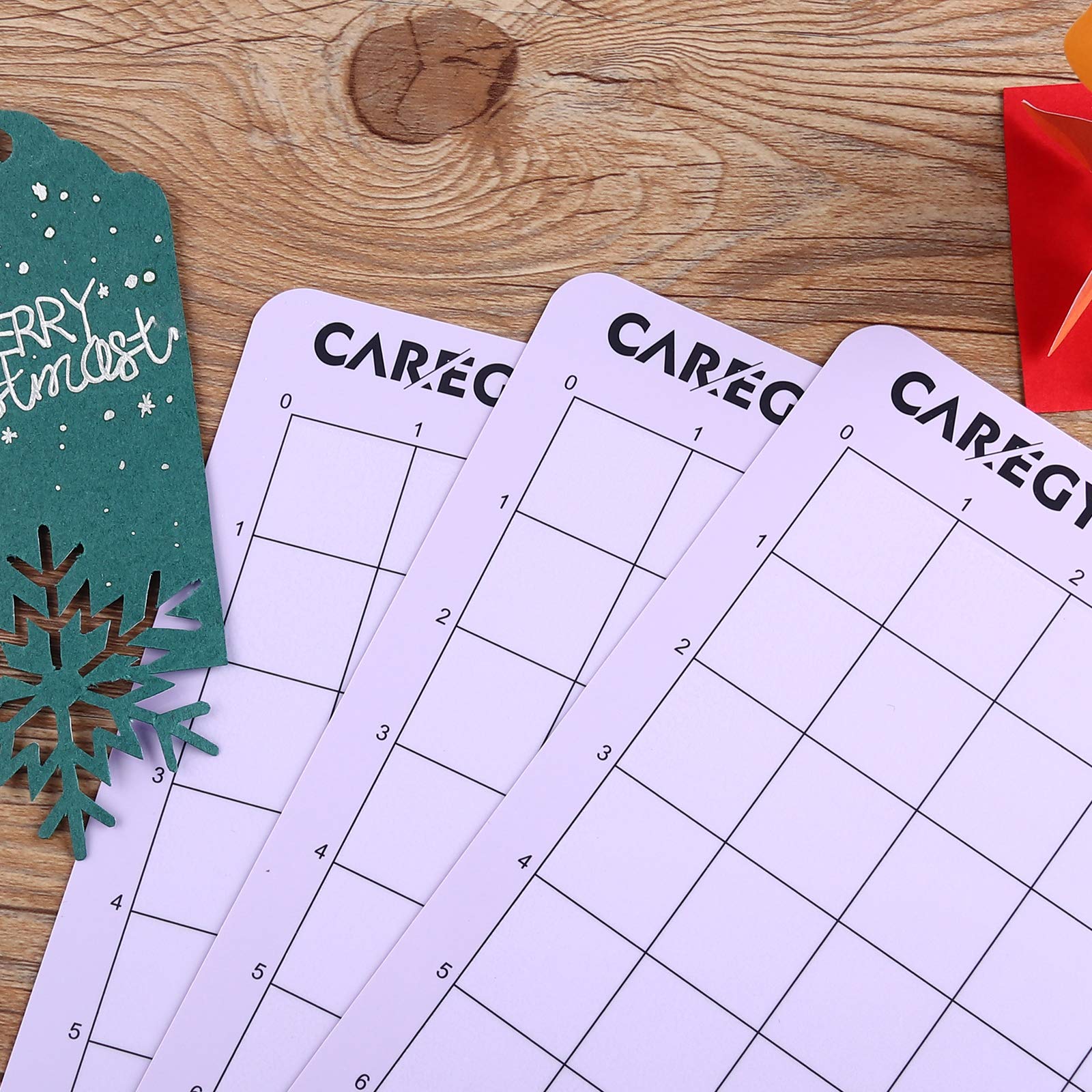CAREGY StrongGrip Cutting Mat 12"x12" for Cricut Maker/Explore Air 2/Silhouette Cameo Strong Adhesive Sticky (Purple,3Pack)