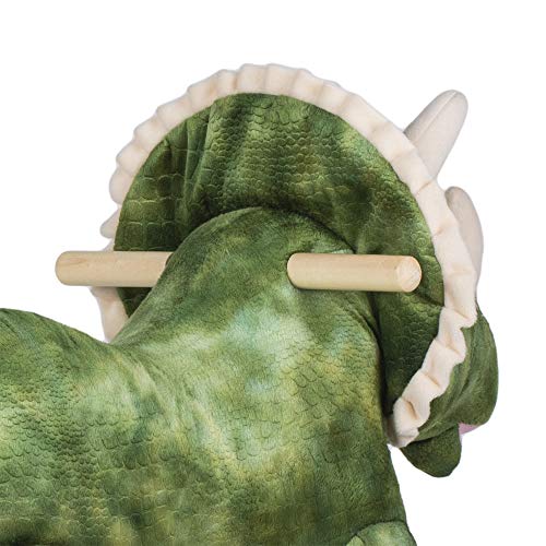 Rockin' Rider Terry The Rocking Triceratops, Green , Large