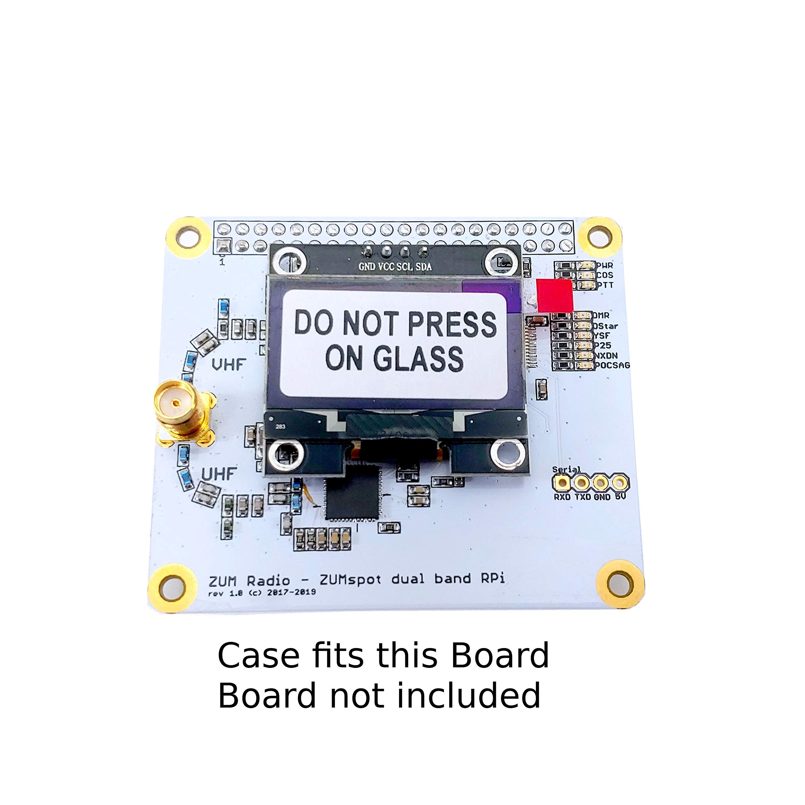 C4Labs - Dual Band Kit Case – fits: Zumspot Dual Band Rpi 1.0 & Raspberry Pi Zero with Header