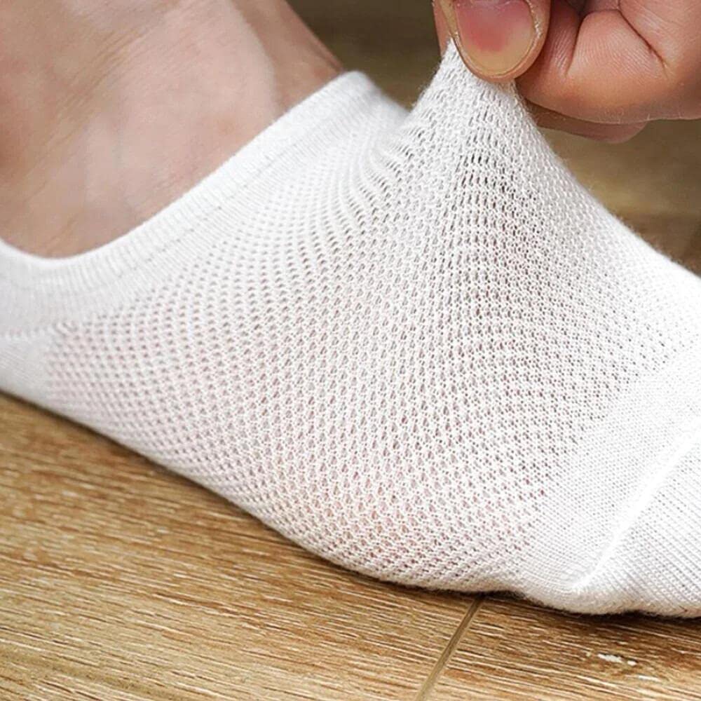 ceoberry No Show Socks Men, 6 Pack Low Cut Socks Men, Socks For Men 9-12, Athletic Running Socks, Ankle Socks For Men. (White)