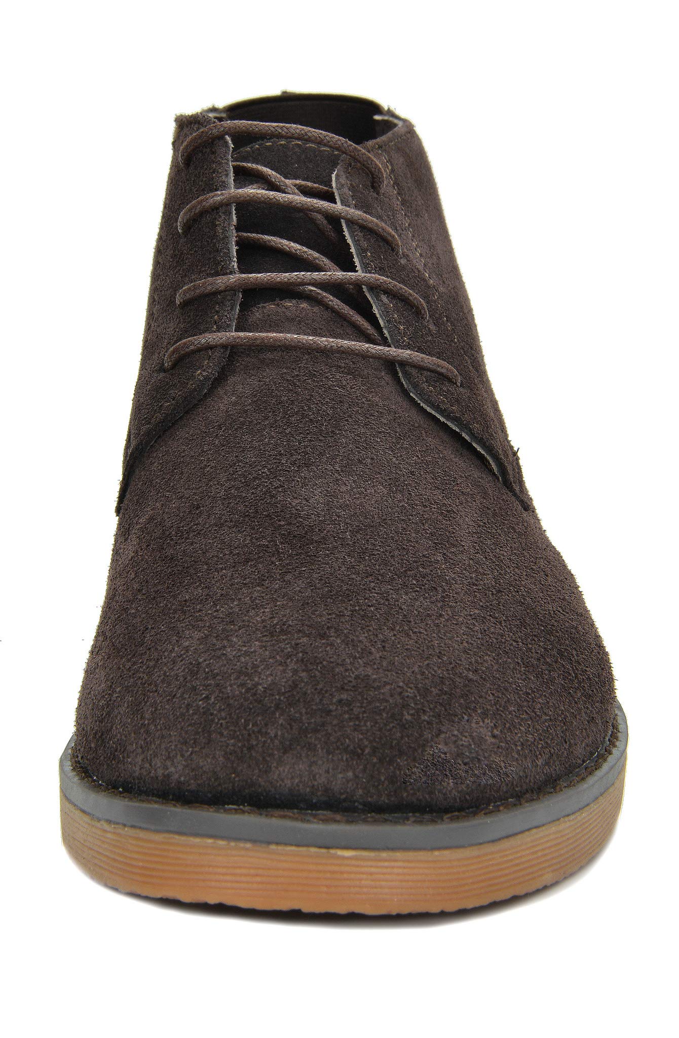 Bruno Marc Men's Chukka Dark Brown Suede Leather Chukka Desert Oxford Ankle Boots Size 15 M US