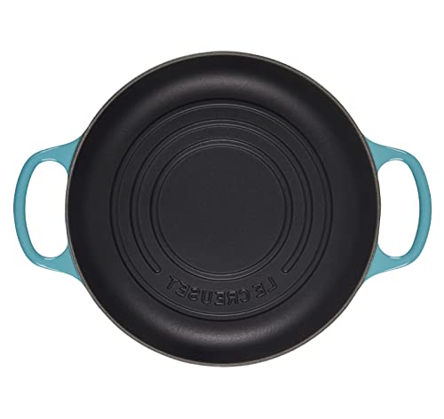Le Creuset 9 1/2 in. Bread Oven Enameled Cast-iron Bundle with Oil & Vinegar Set and Spoon Rest - Caribbean
