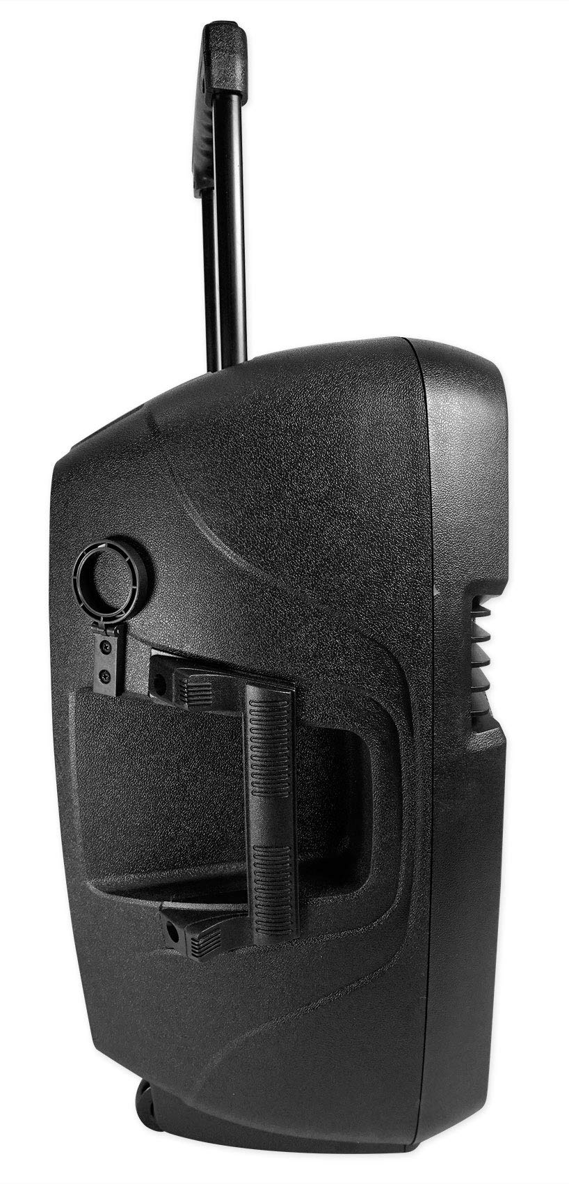Rockville RAM12BT 12" 600W Rechargeable PA Speaker with Bluetooth, Deep Bass, Includes 2 Wireless Mics, TWS Linking, USB/SD Inputs, - Perfect for Mobile DJ and Musicians, Small Venues, Events