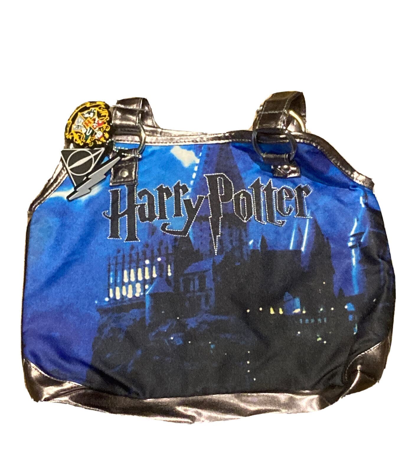 Harry Potter Deathly Hallows Hogwarts Castle Sublimation Bag and Charms