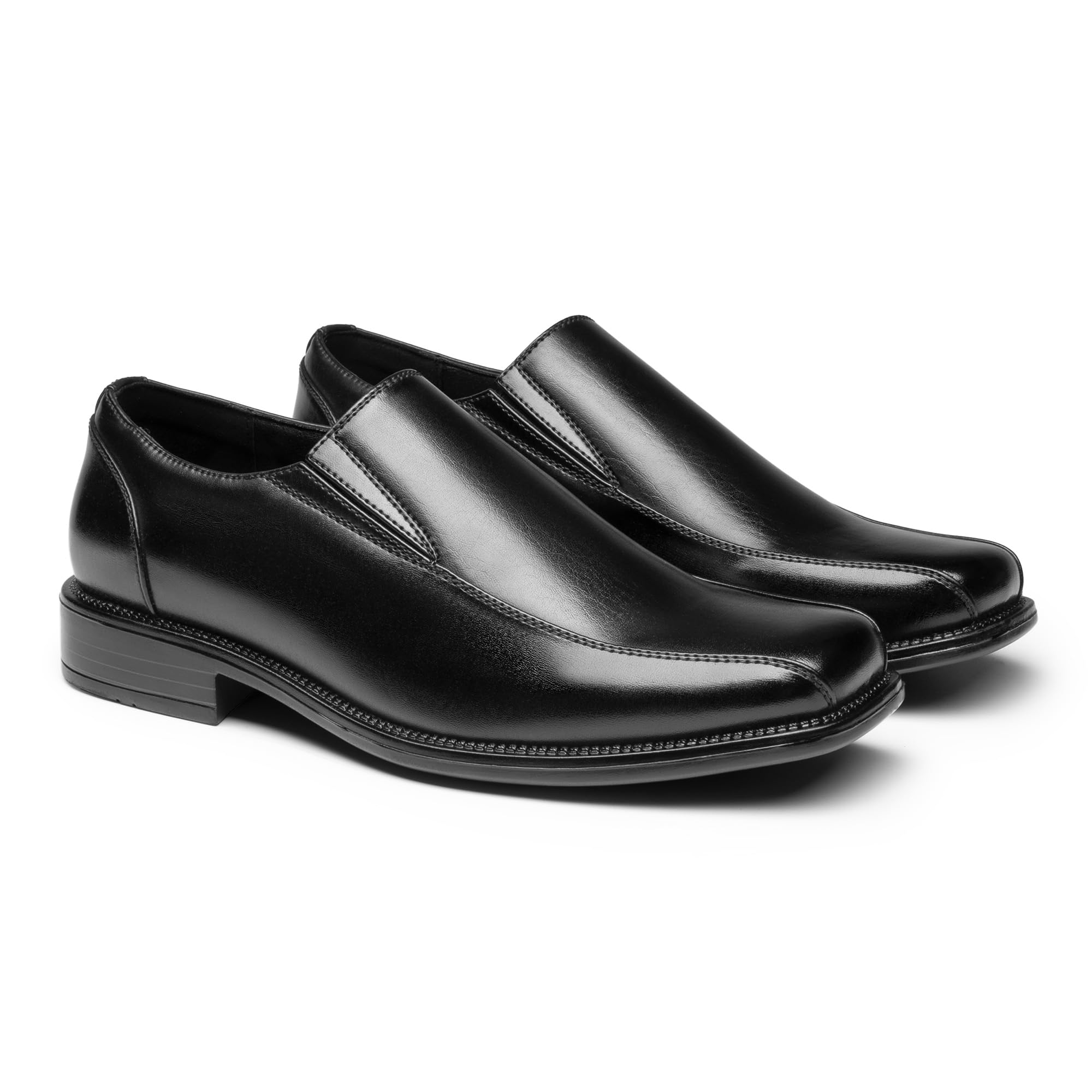 Bruno Marc Mens Leather Lined Dress Loafers Shoes, 1-black - 12 (State-01)