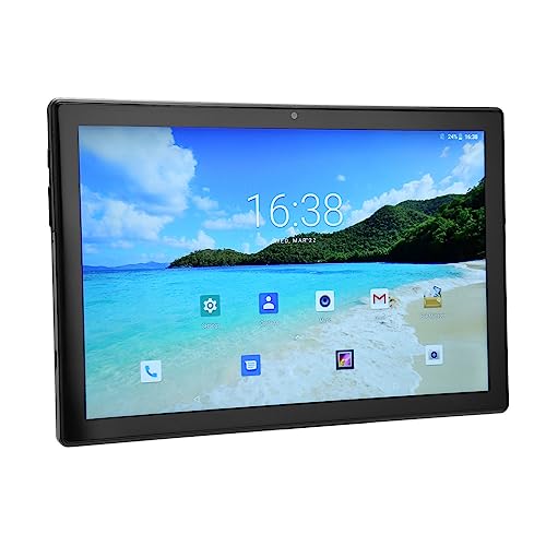 BROLEO 10.1 Inch Tablet, 4G Network Dual Camera Tablet 8 Core CPU 100-240V for Reading for Android 12 (US Plug)