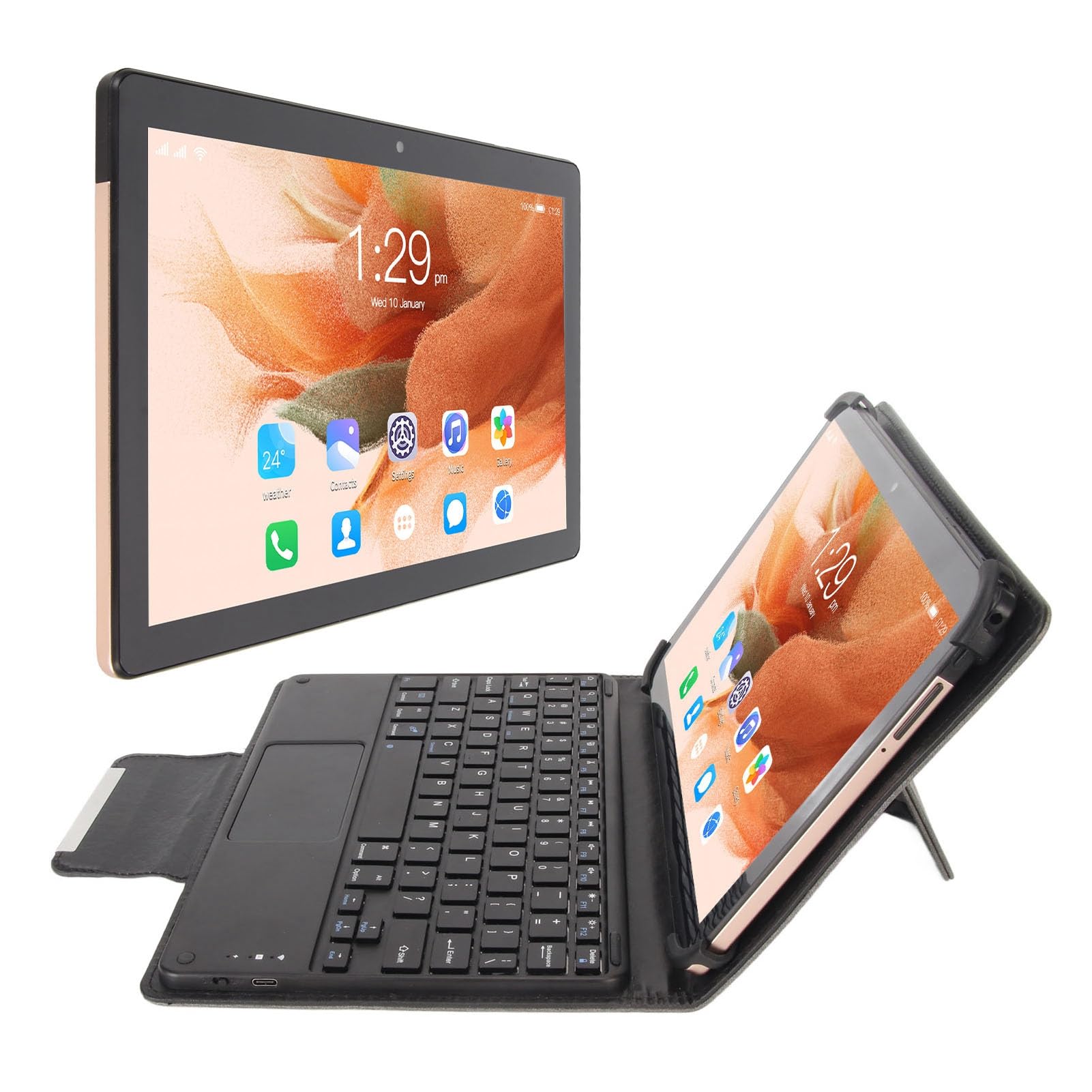 BROLEO HD Tablet 10.1 Inch FHD Dual Camera 5G WiFi 4G LTE Tabletop for School (US Plug)