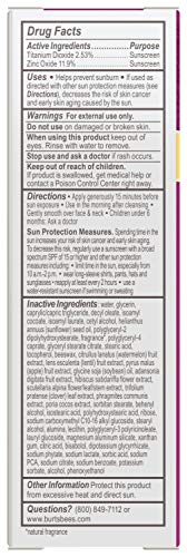 Burt's Bees Sunscreen Moisturizer for Face, SPF 30 Retinol Alternative Facial Lotion for Anti-Aging Skincare & Daytime Protection,1.8 Ounce (Packaging May Vary)