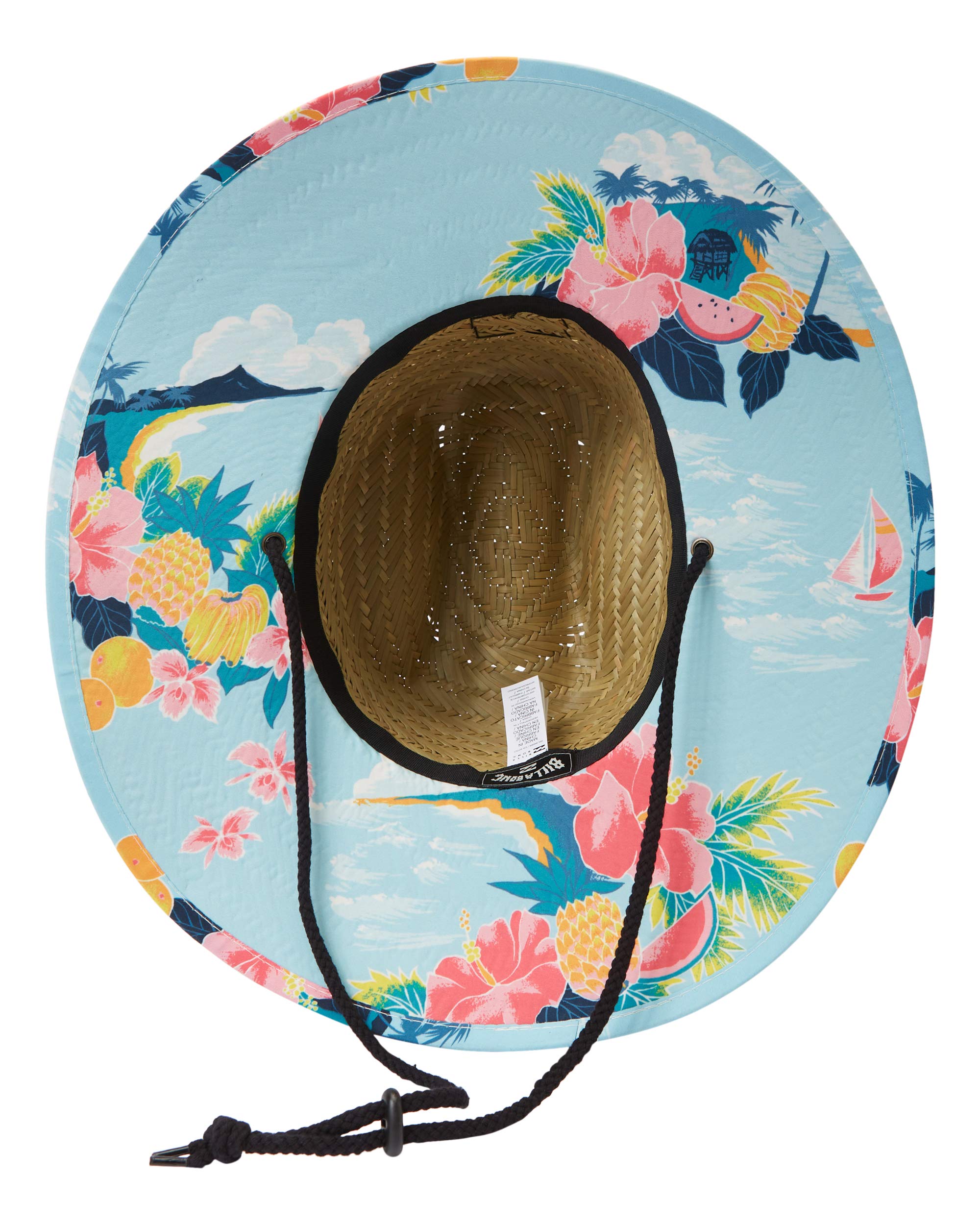 Billabong Men's Classic Printed Straw Lifeguard Hat, Camo, One
