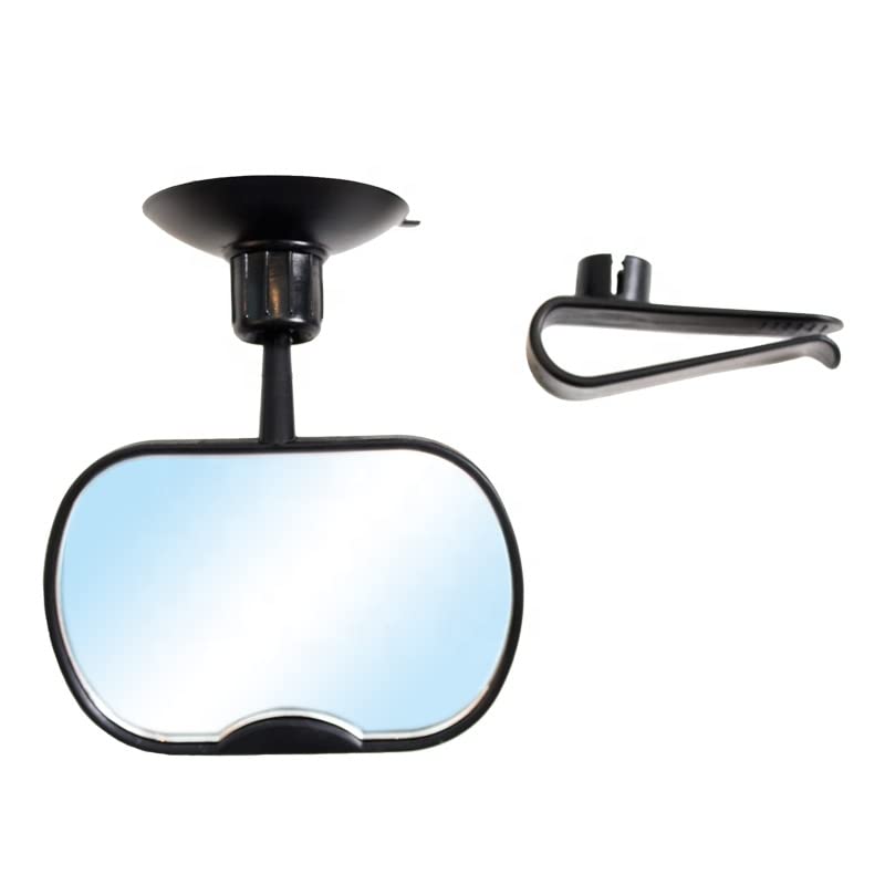 DEAR MIA LITTLE LIZ | Baby Rearview Mirror | Safety Mirror | Rear Seat Use | With Suction Base and Clamp | Mini