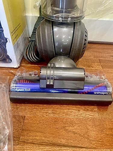 Dyson Ball Animal Pro Upright Vacuum Cleaner: Height Adjustment, Hygienic Bin Emptying, Rotating Brushes, Telescopic Handle, Whole-Machine HEPA Filtration (Purple) + Sponge Cloth