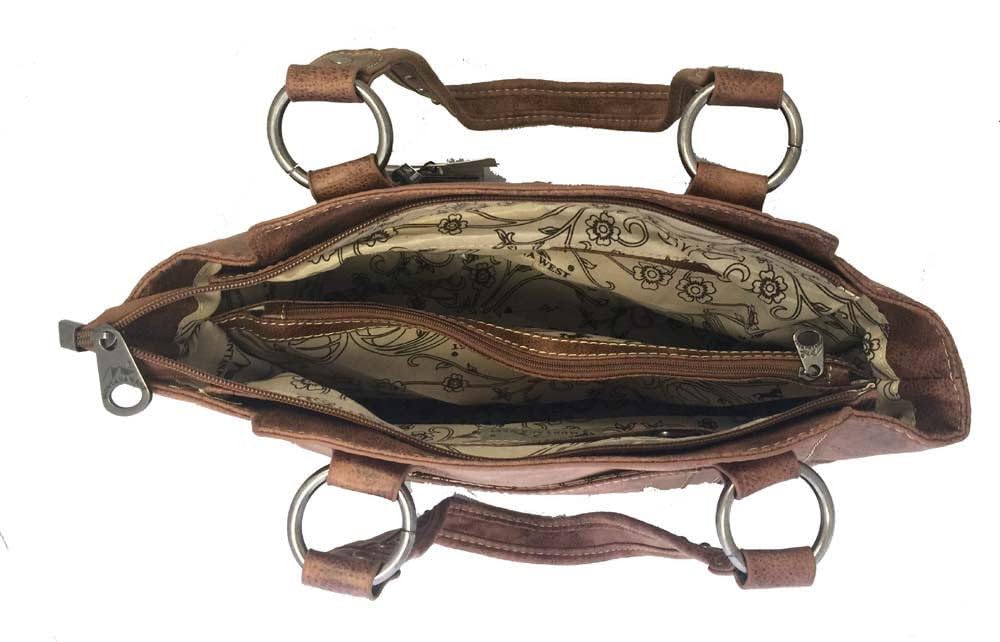 Montana West MW250G-8250 Concealed Handgun Collection Handbag Brown