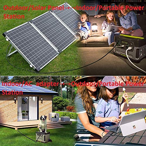 DC8MM-10Ft PolyEnergy 10Ft 8mm Extension Cable 8mm DC Power Plug Compatible with GZ Jakery Solar Generator Portable Power Station and Boulder 100 Solar Panel 14Gauge Cord…
