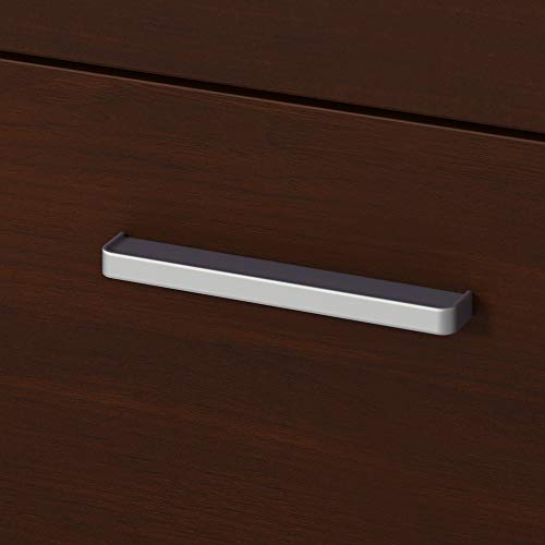Bush Business Furniture Method 2 Drawer Lateral File Cabinet with Hutch, Century Walnut