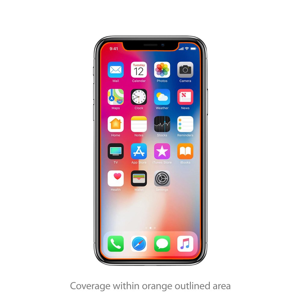BoxWave Screen Protector Compatible with Apple iPhone Xs - ClearTouch Anti-Glare (2-Pack), Anti-Fingerprint Matte Film Skin for Apple iPhone Xs, Apple iPhone Xs, 11 Pro, X