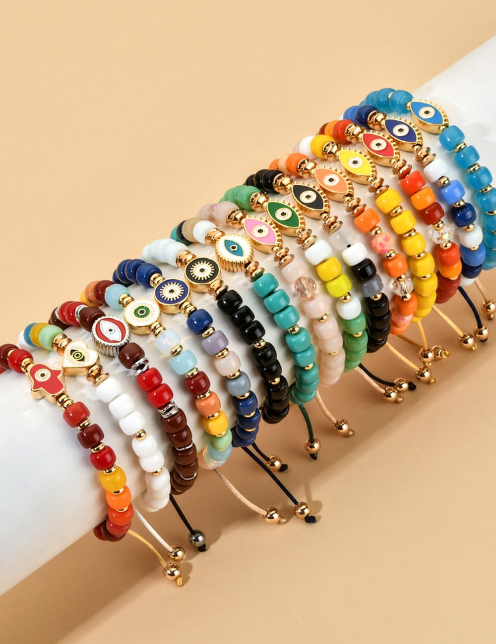 CEYIYA Evil Eye Bracelets - Red Black String Kabbalah Protection Bracelets