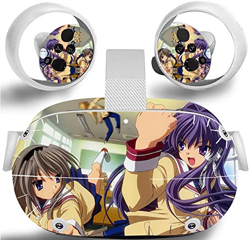 Clannad - Oculus Quest 2 Skin VR 2 Skins Headsets and Controllers Sticker Protective Decal Accessories