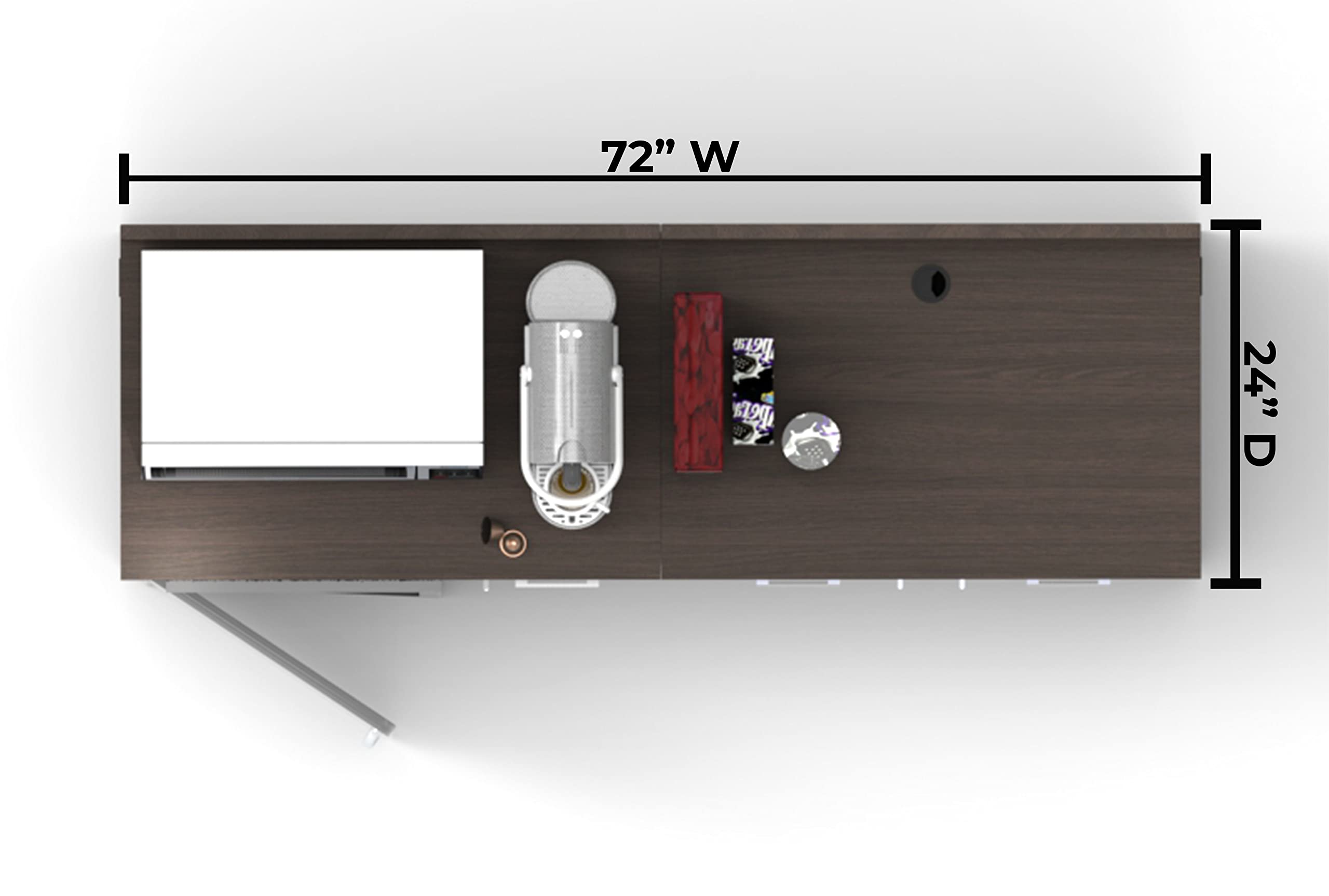 BREAKtime Coffee Break Lunch Room Furniture Buffet Tea & Coffee Bar Color Espresso - Factory Assembled - Furniture Items ONLY. Model 3271 2 piece group