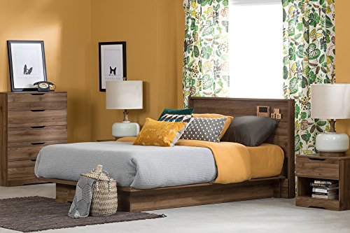 South Shore Holland 5-Drawer Chest, Natural Walnut