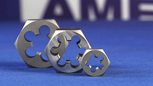 Drill America - DWTMHX14X1.5 m14 X 1.5 Carbon Steel Hex Rethreading Die, DWT Series