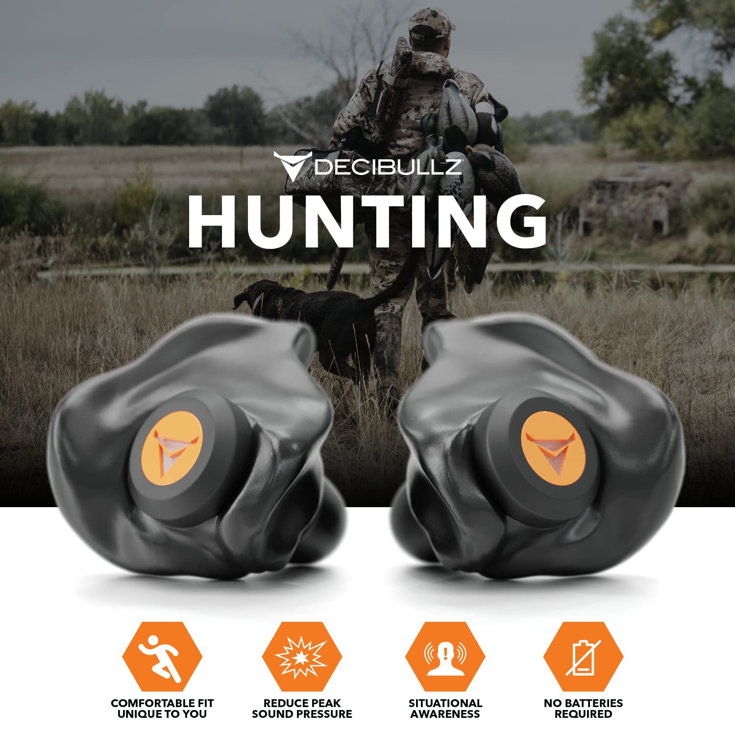 Decibullz - Custom Molded Percussive Filters, Custom Molded Hearing Protection