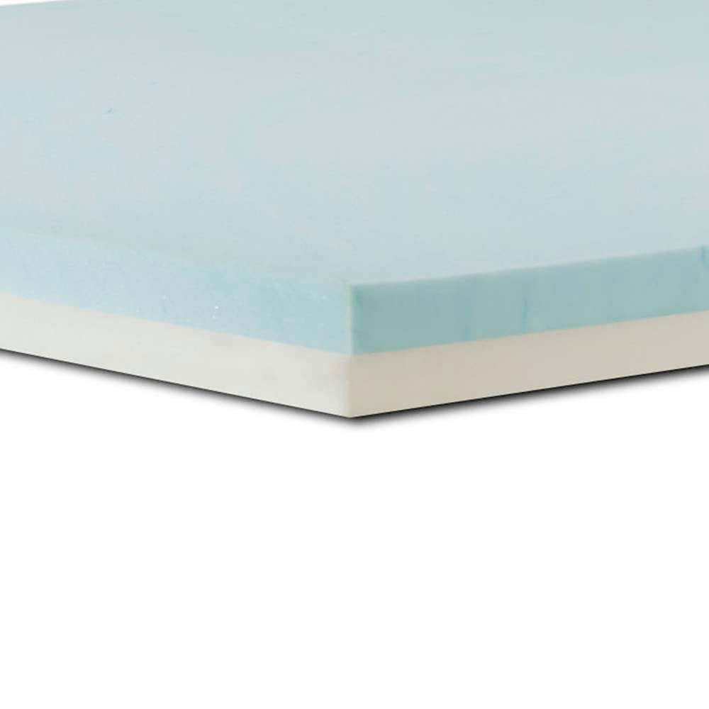 Independent Furniture Supply Co. 3" Gel Memory Foam Combo Bed Topper Full Memory Foam Blue-White