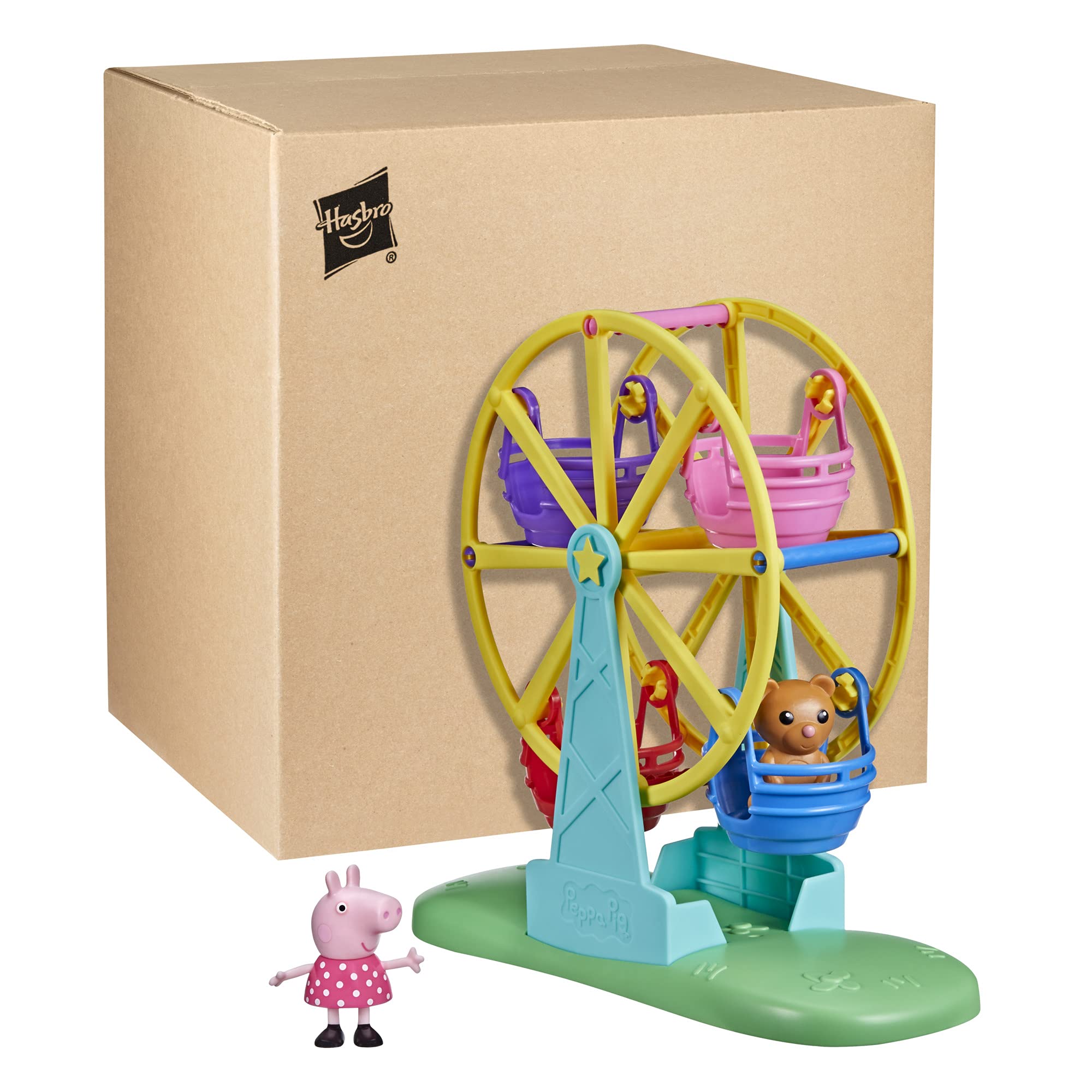 Peppa Pig Adventures, Ferris Wheel Playset Preschool Toy Figure and Accessory for Kids Ages 3 and Up
