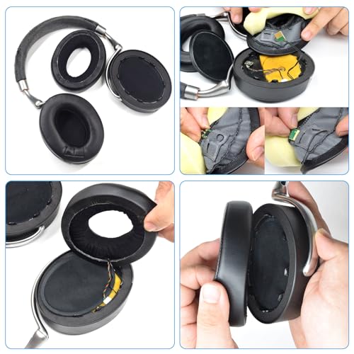 Ear Cushions for Parrot by Philippe ZIK 1.0 Headphone-Replacement Earpad Cover, Ear Cushion Pads (Black)