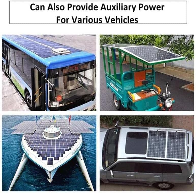 CAJUCA Solar Panel 800W 400W Solar Panel Solar Cells 30A Charger USB Controller Solar Panel Kit Complete Power Charge System Outdoor,800w