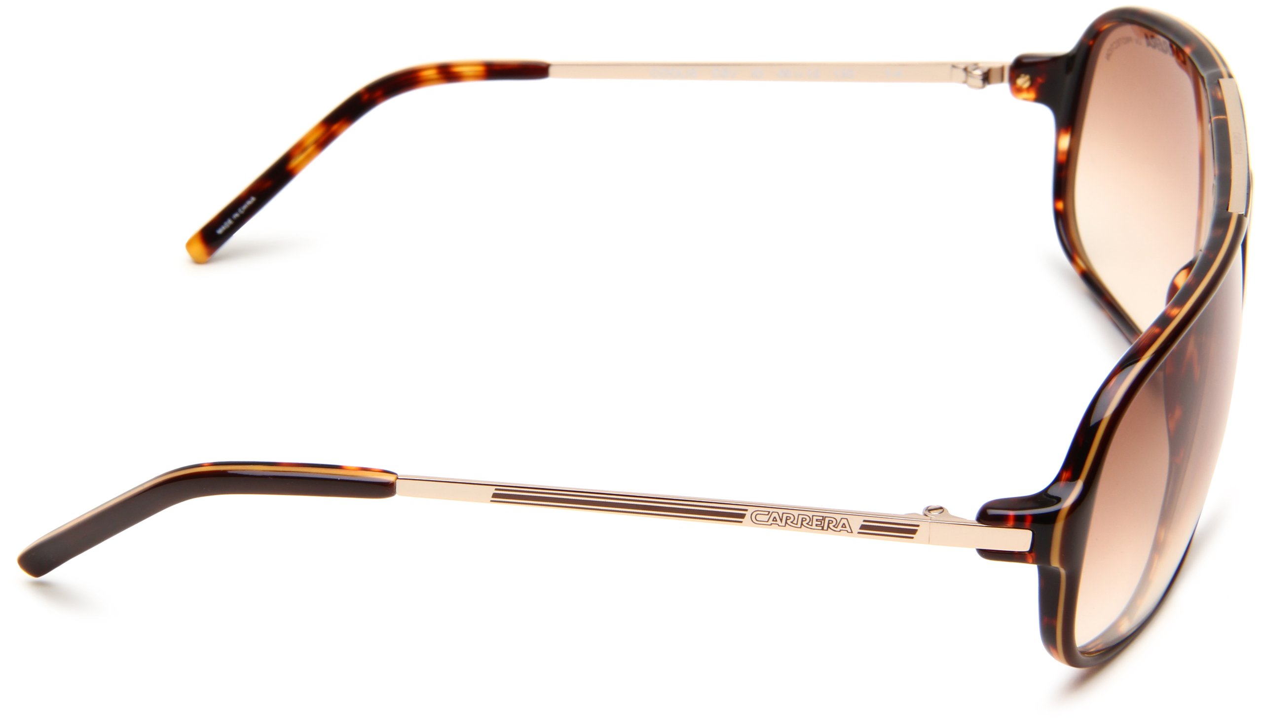 Carrera Cool/S Pilot Sunglasses, Brown Havana & Gold Frame/Brown Gradient Lens, 68 mm