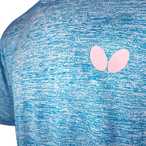 Butterfly Standard T-Shirt, Blue, Large