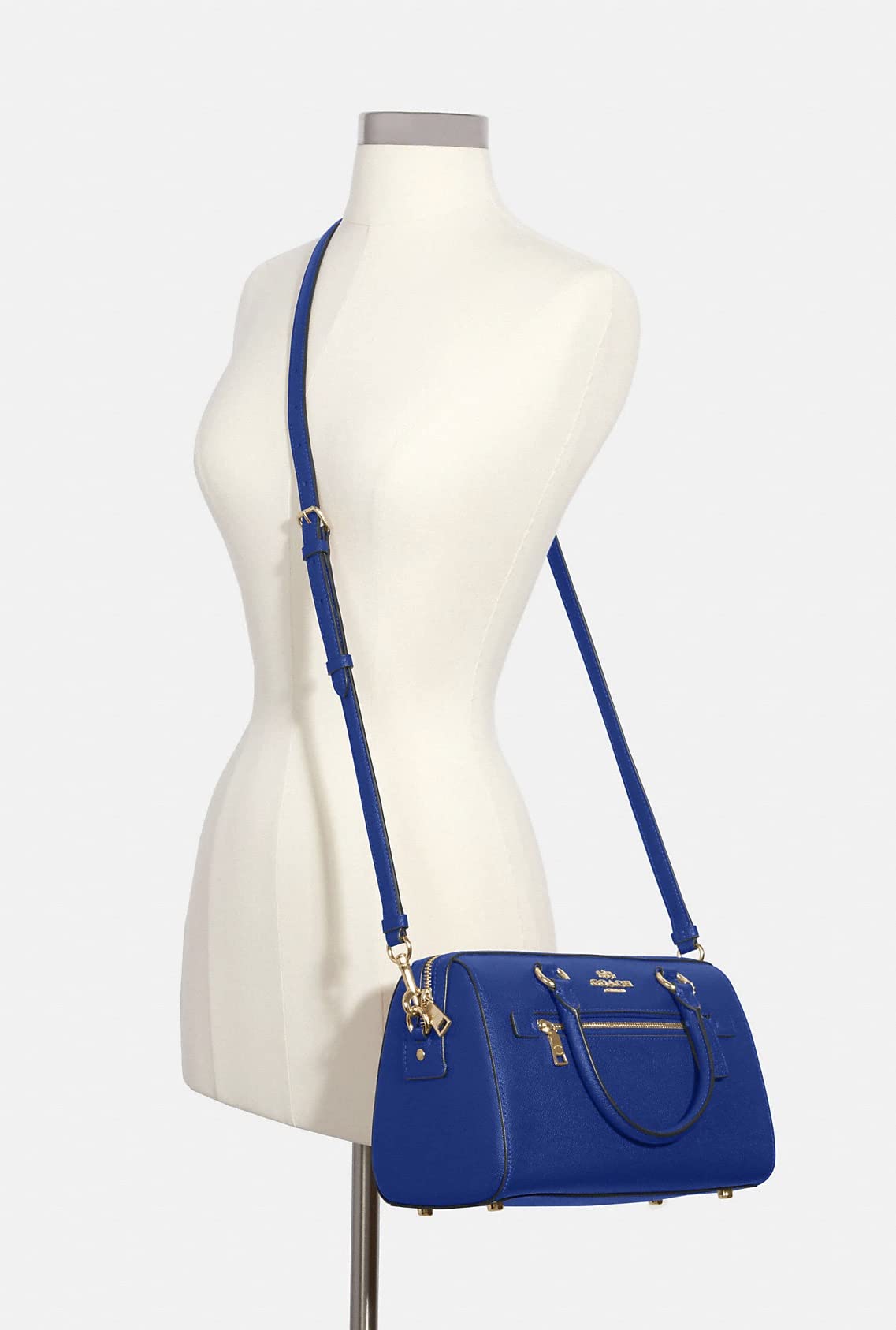 Coach Rowan Satchel In Signature Canvas (IM/Sport Blue)