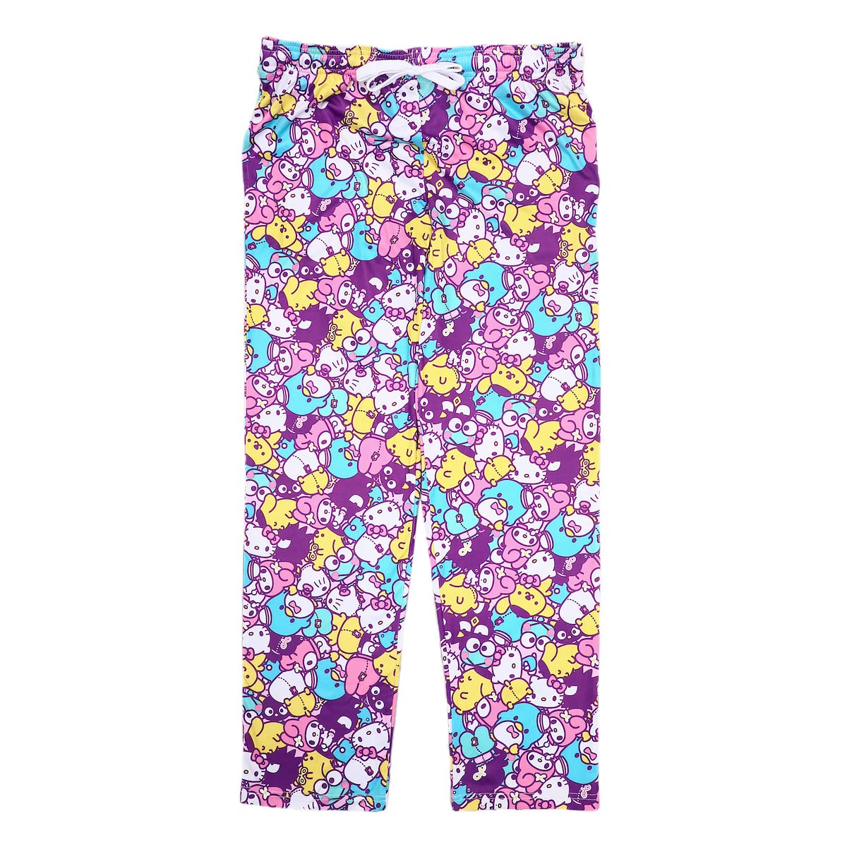 Bioworld Hello Kitty Friends Multi-Colored AOP Womens Sleep Pajama Pants-Medium
