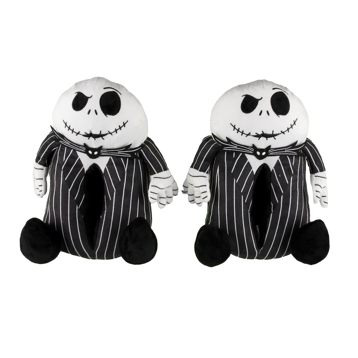 Bioworld Nightmare Before Christmas Jack Skellington Adult Plush Slippers-M